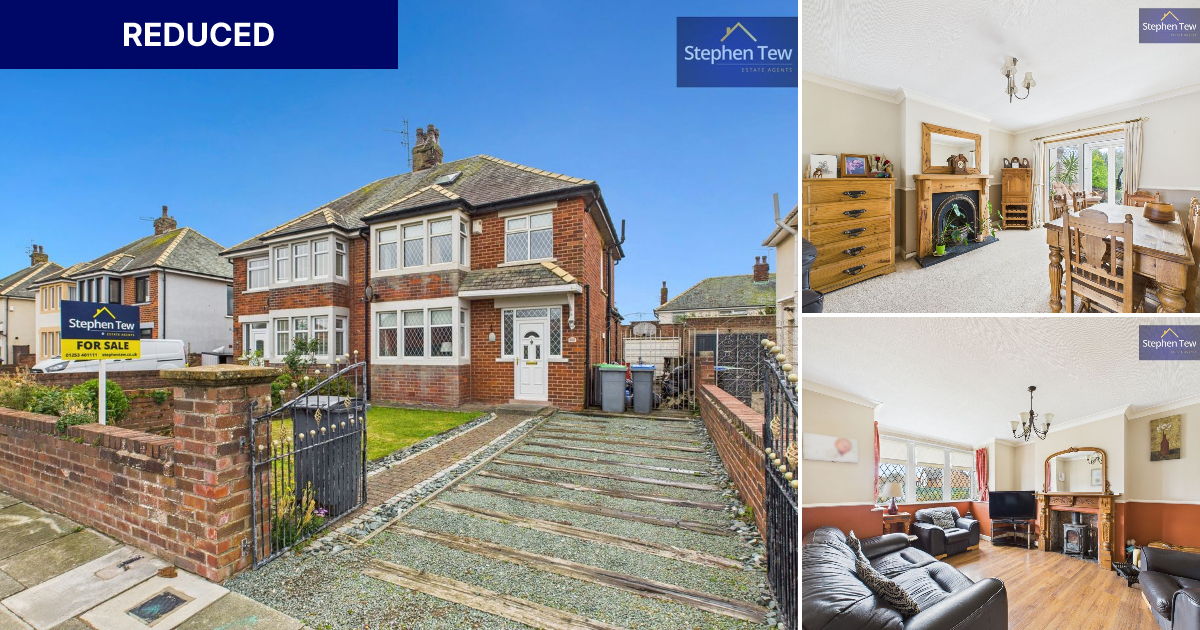 3 bed semi-detached house for sale in Raleigh Avenue, Blackpool, FY4 ...